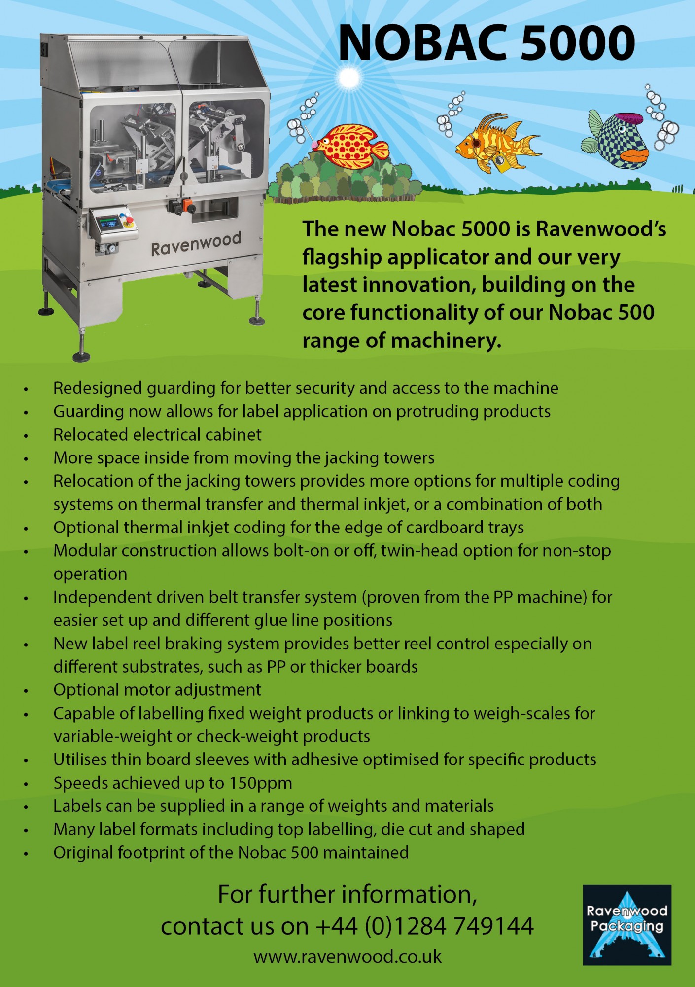 Ravenwood brochures - linerless technology and x-ray inspection