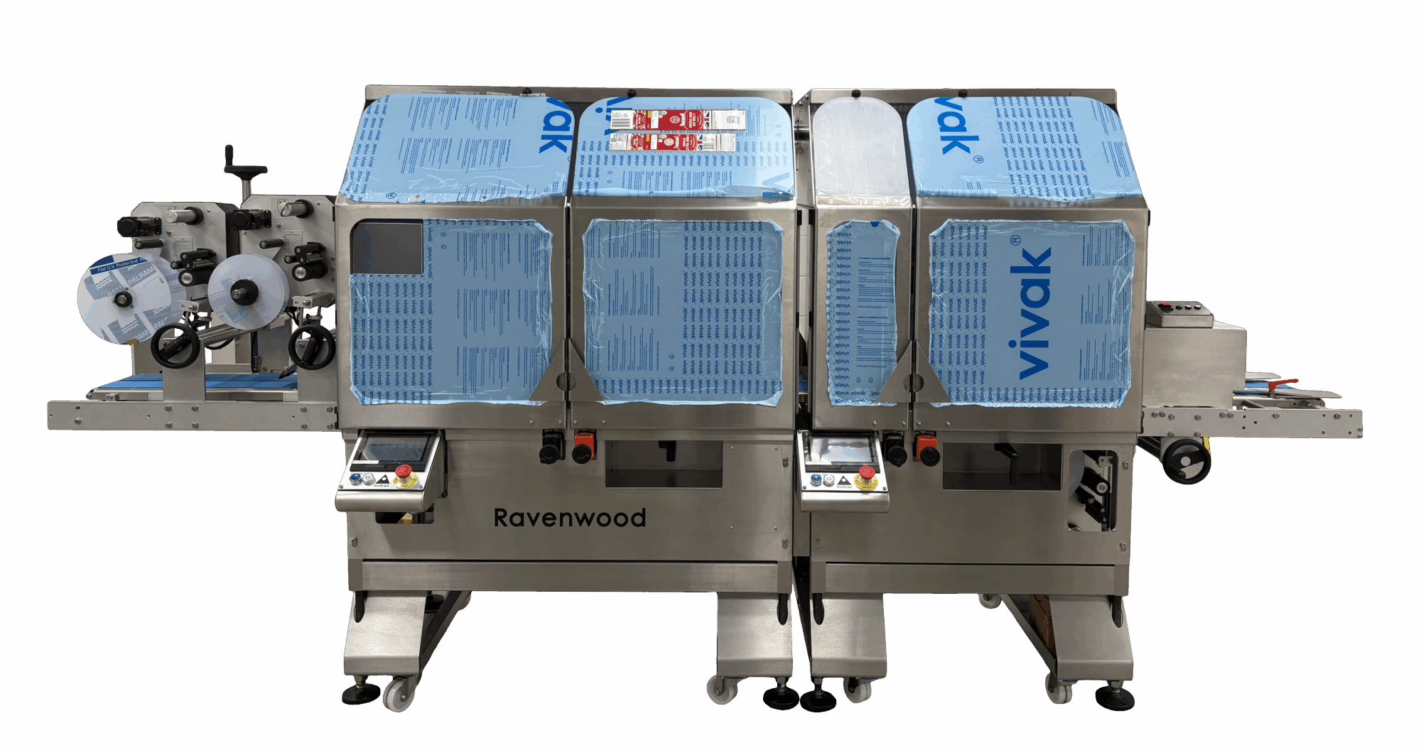 Nobac 5000T Twin Head - D Wrap Application with RF Tag and Promo Label ...